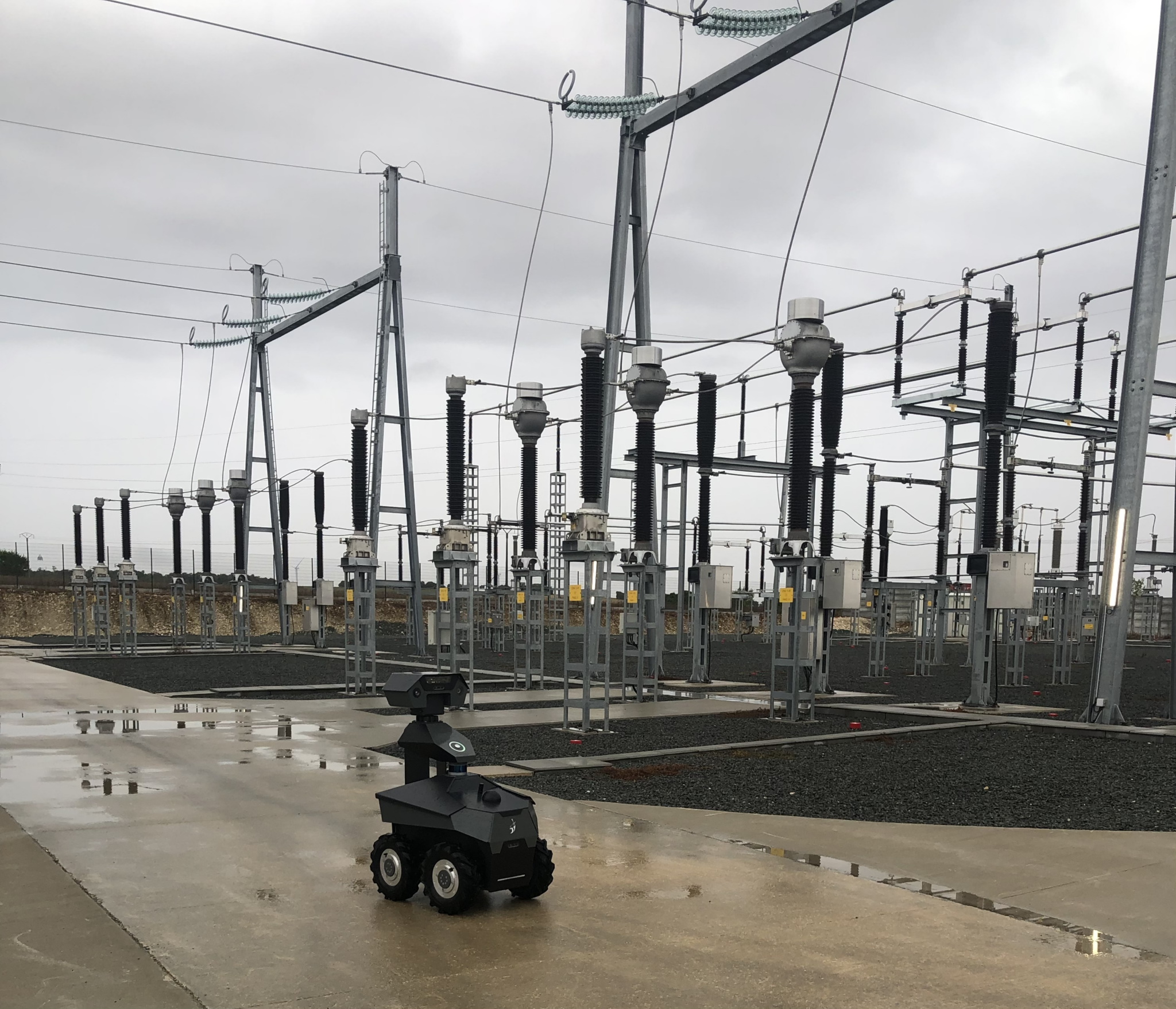 Areas patrolled by the GR100 safety robot