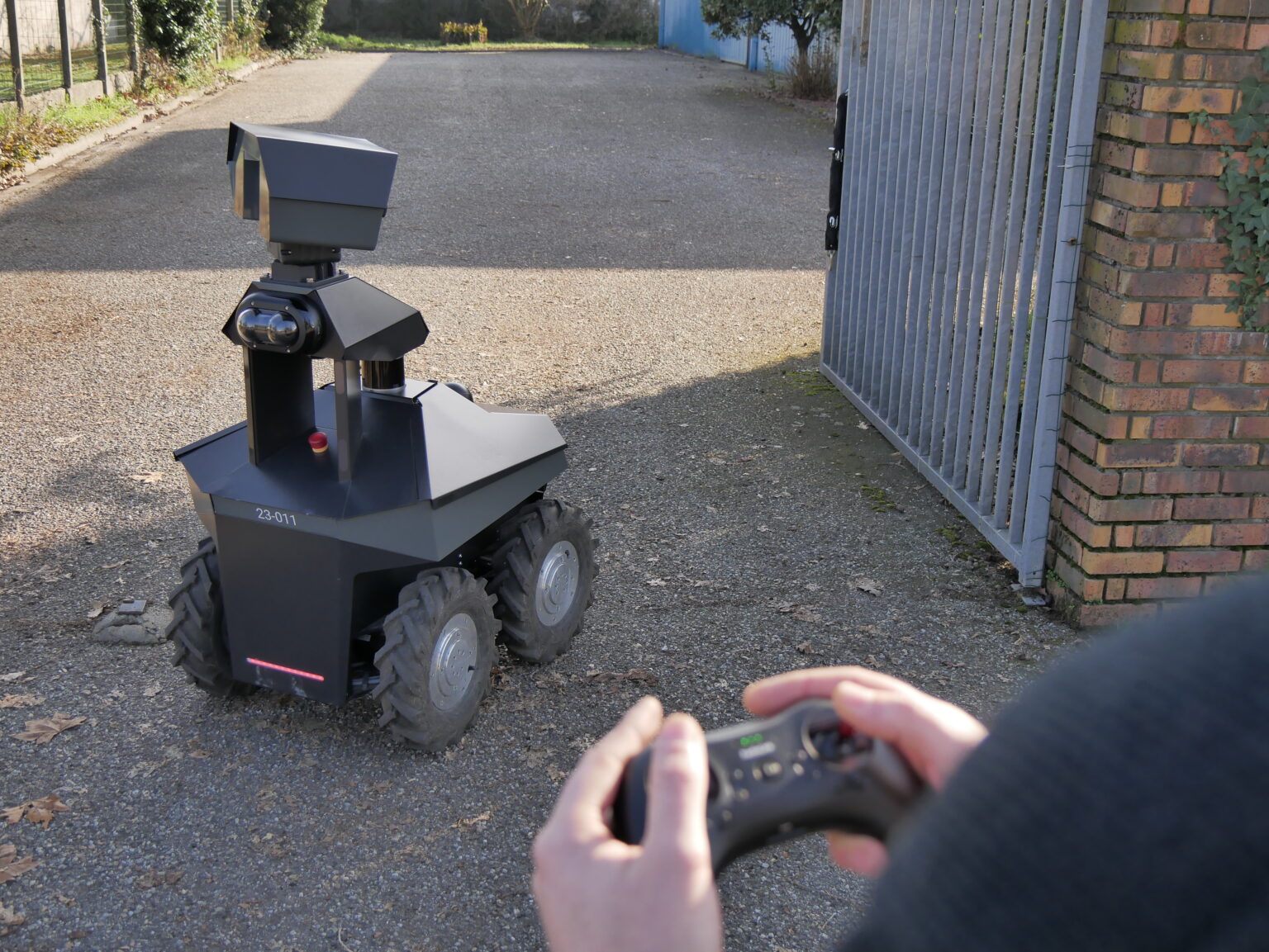 Deployment of the GR100 inspection robot