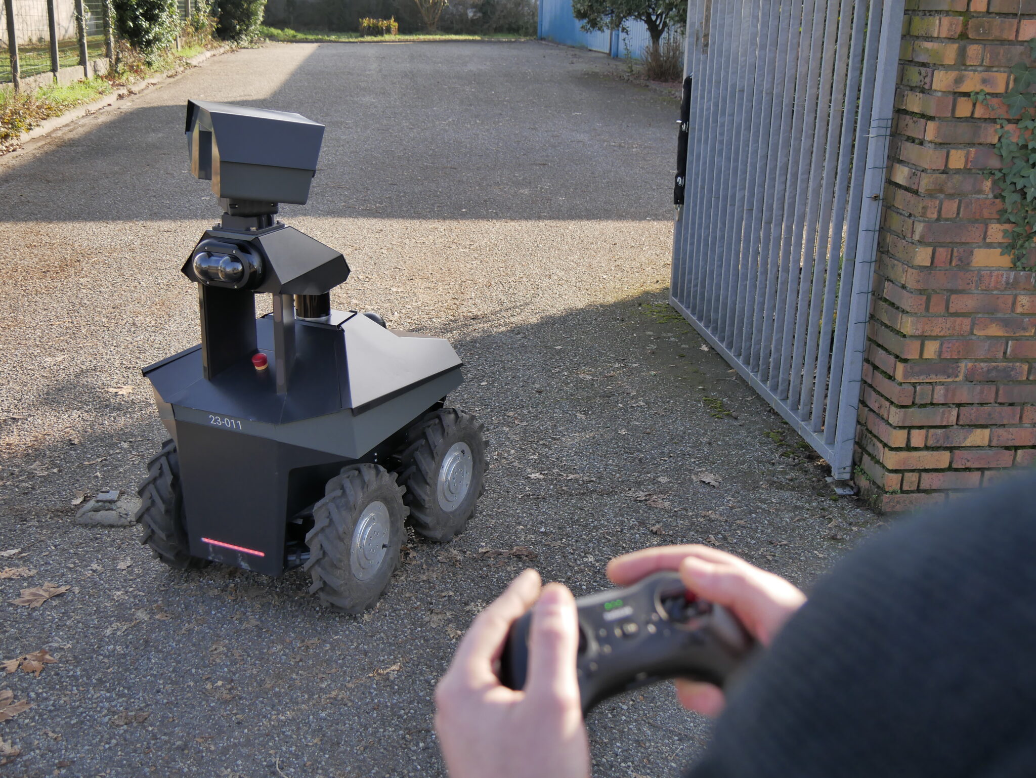 Deployment of the GR100 inspection robot